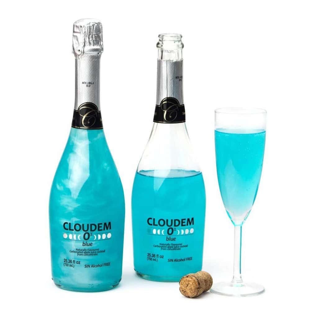 Alcoholvrije wijn - Blauw met glitters - HoezoSchattig